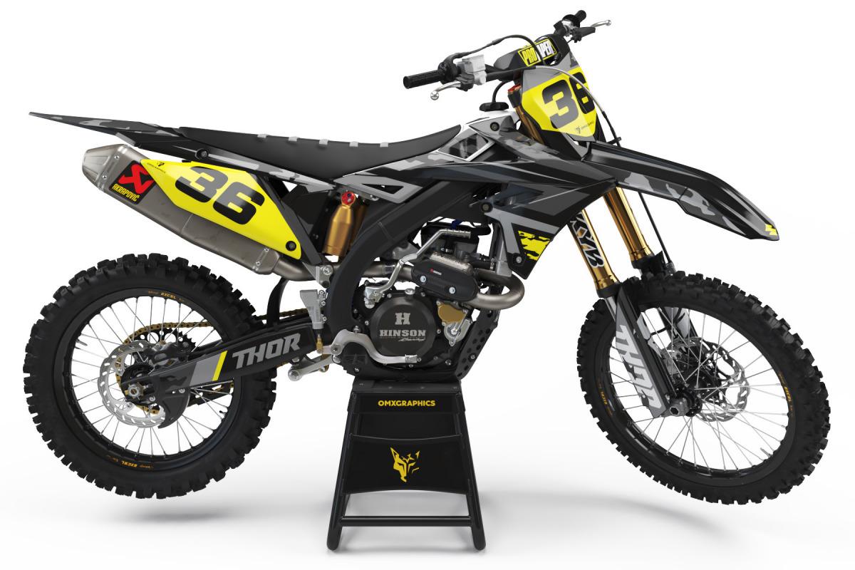 Supermoto bike graphics by OMX Graphics - Fully Customisable