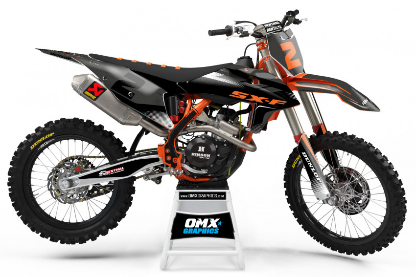 KTM DELTA Graphics Kit Grey – OMXGraphics