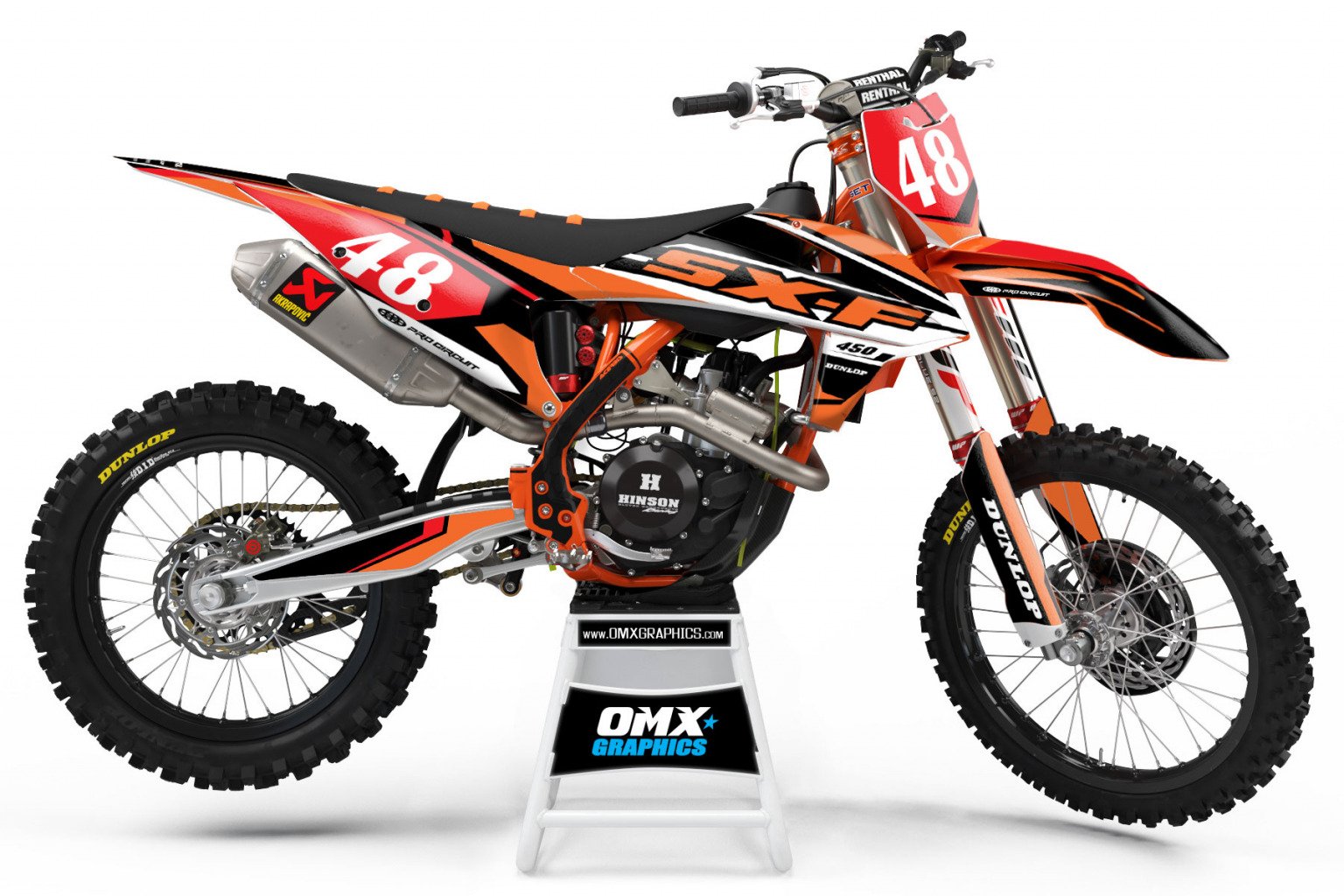 Dirt Bike Graphics for KTM - Tribe Orange – OMXGraphics Dirt Bike Graphics for KTM - Tribe Orange – OMXGraphics