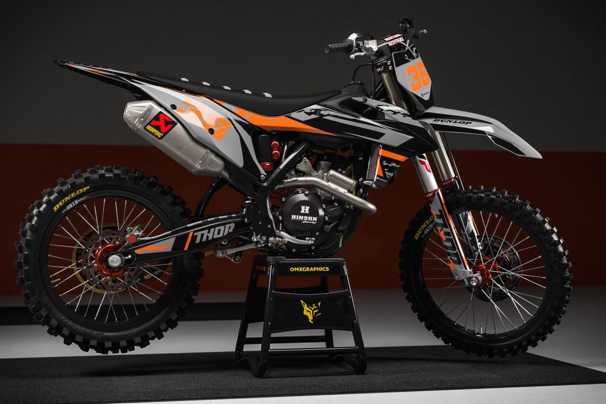 KTM MX Graphics Kit - NATION – OMXGraphics - All models