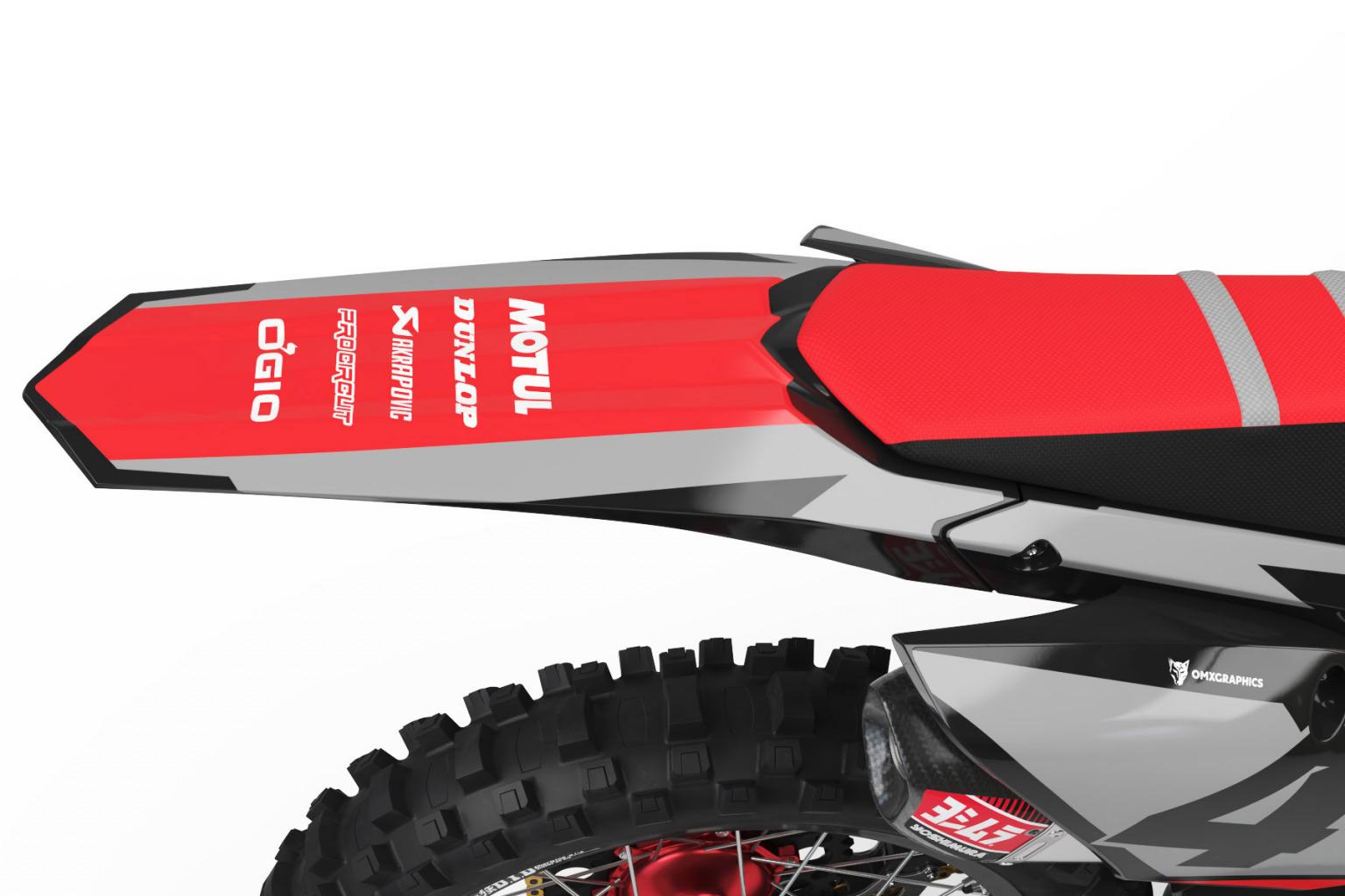 Dirt Bike Graphics Kit For Honda - SHARK – OMXGraphics