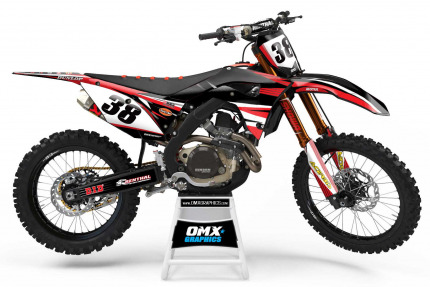 KTM FORCE Graphics Kit Black – OMXGraphics