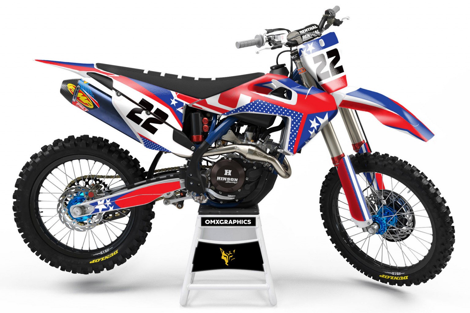 Husqvarna Graphics Kit 'RAZOR' – OMXGraphics - Free Customisation