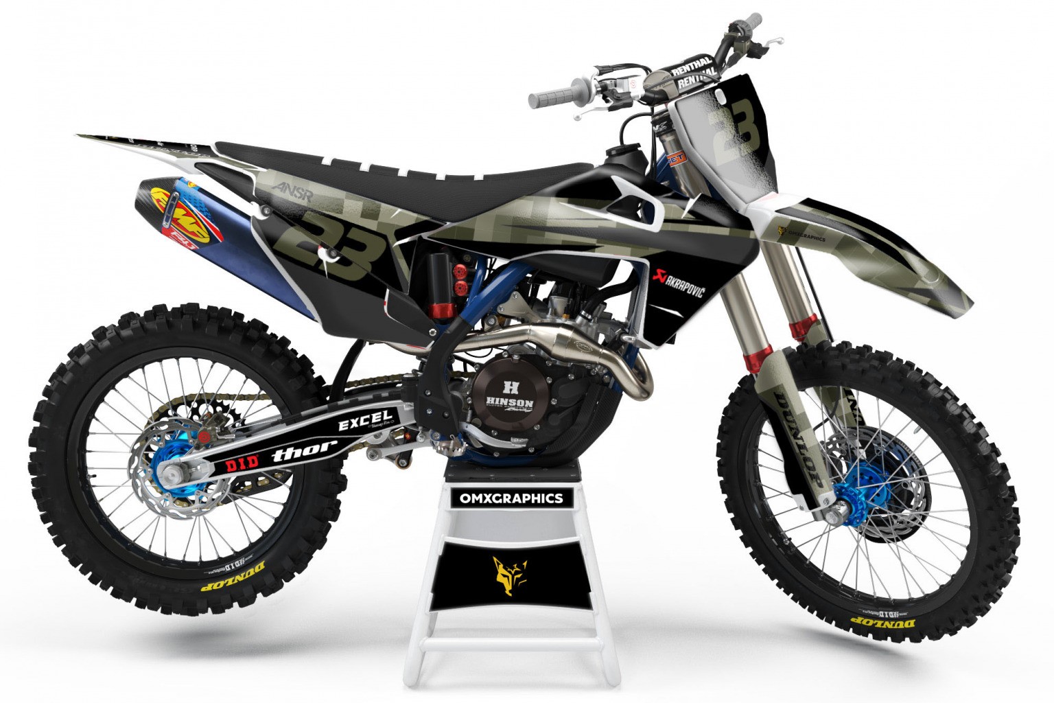 Custom Graphics Kit For Husqvarna 'NATION' – OMXGraphics