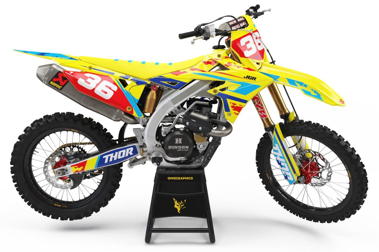 Suzuki MX Graphics Kit " THUNDER' – OMXGraphics