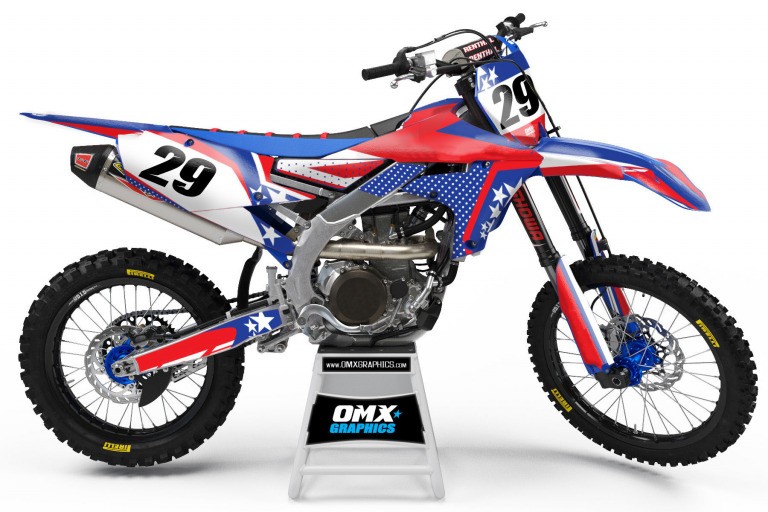 Yamaha YZ250F Graphics kit - Also for YZF, YZ, TTR, WR, WRF