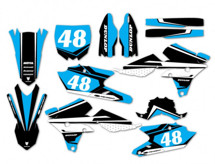 Graphics Kit for Yamaha 'Tribe Cyan' – OMXGraphics