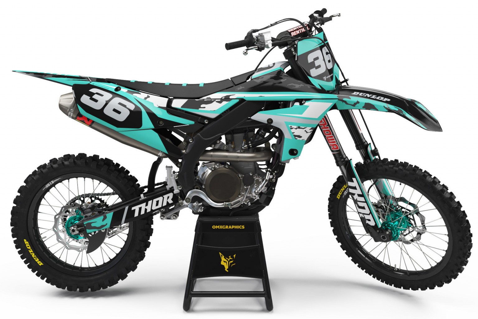 Graphics Kit for Yamaha 'Boost Teal' – OMXGraphics