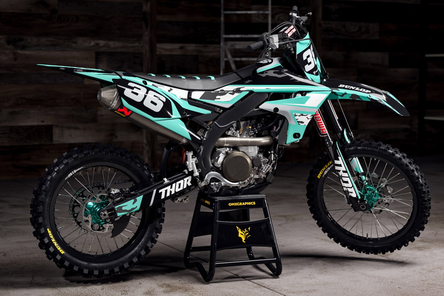 Yamaha BOOST Graphics Kit Teal – OMXGraphics