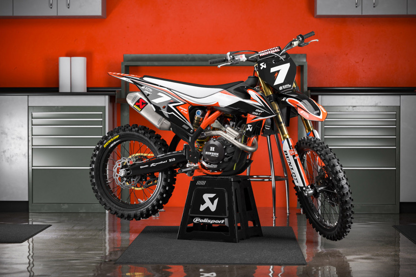 Dirt Bike Decals for KTM - Shift Blue – OMXGraphics