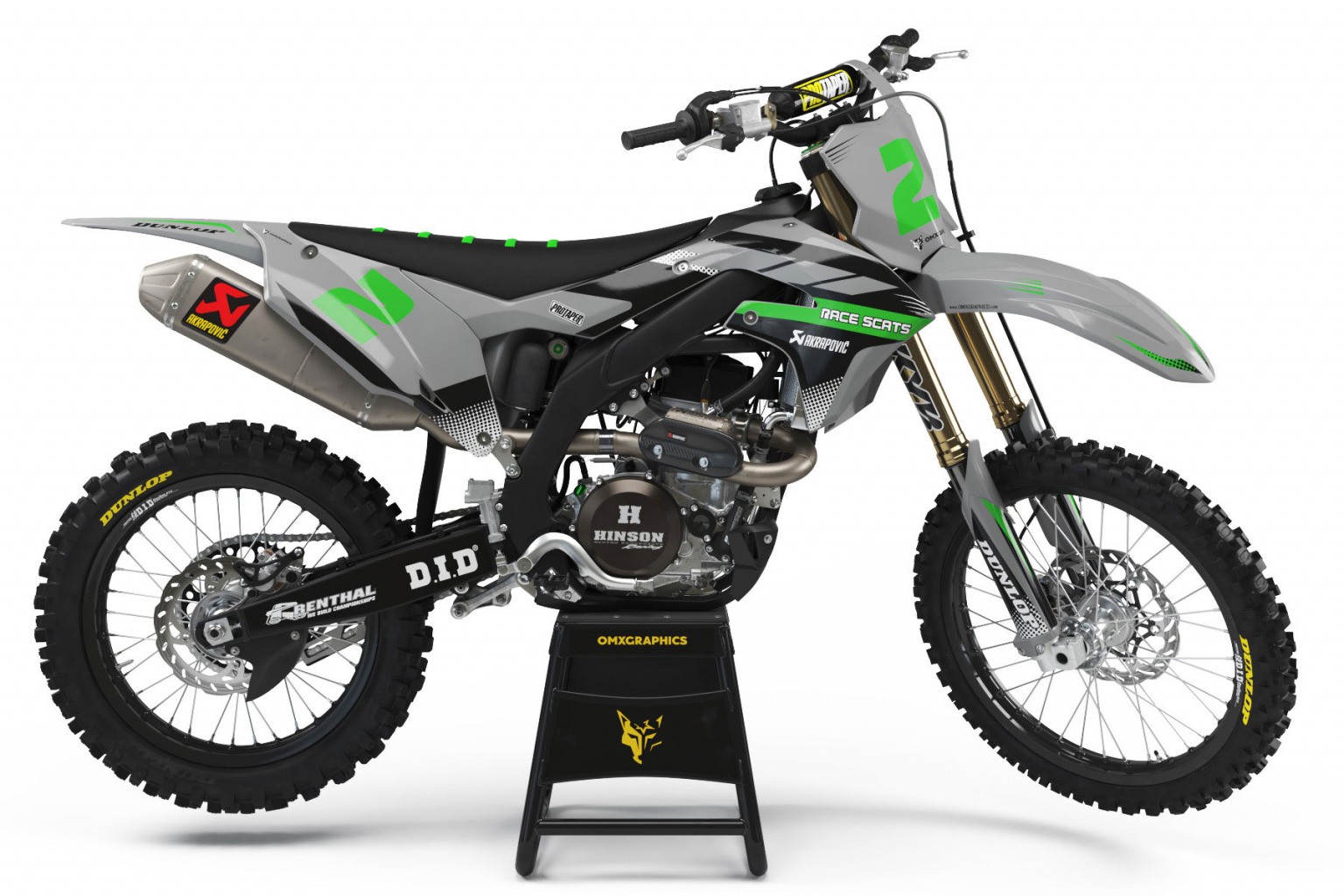 Kawasaki BOOST Graphics Kit Blue – OMXGraphics