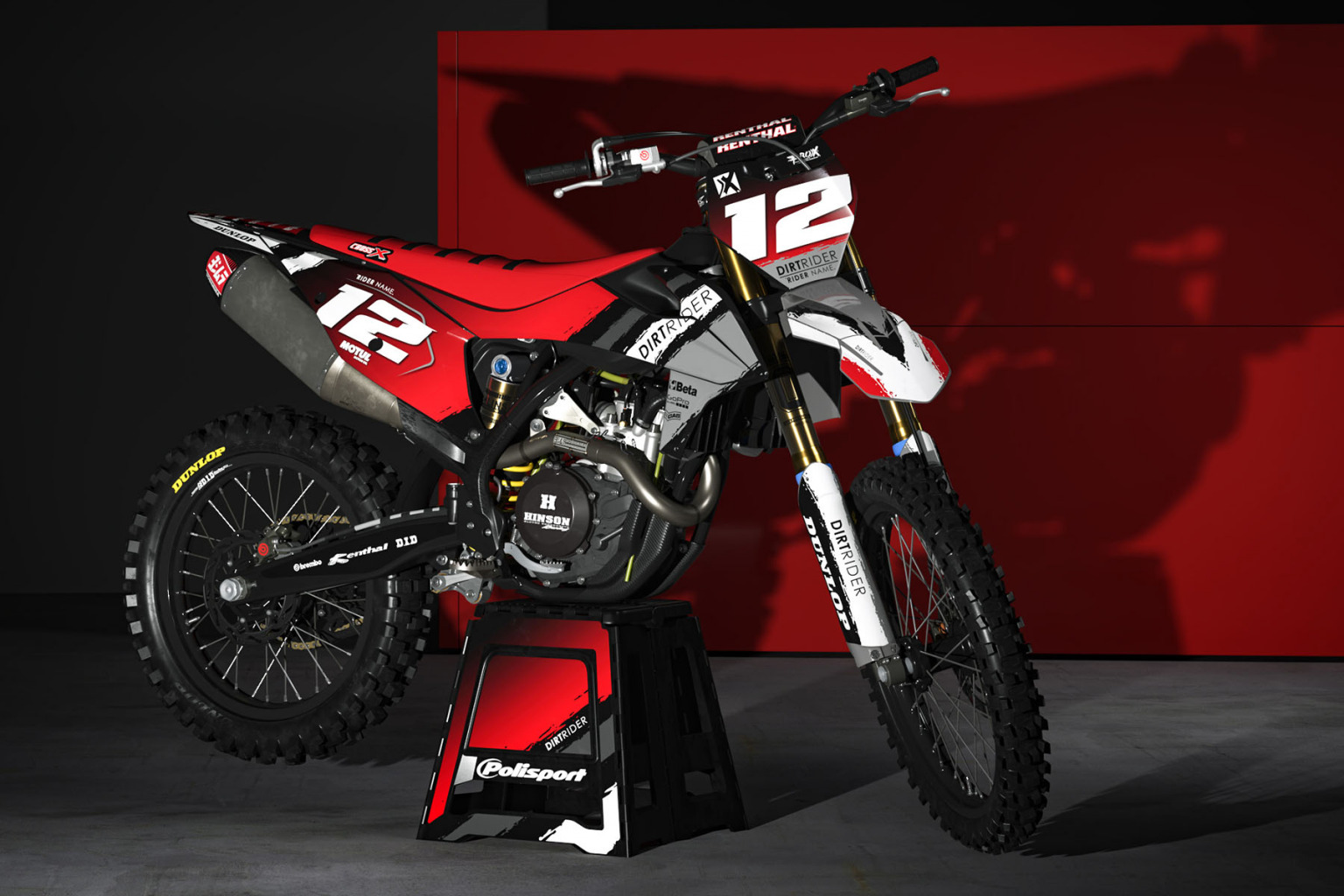 Motocross Graphics for KTM - Delta Orange – OMXGraphics