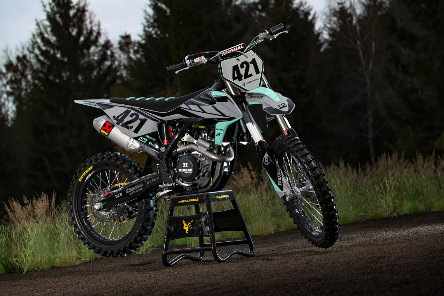 KTM ATTACK Graphics Kit White – OMXGraphics