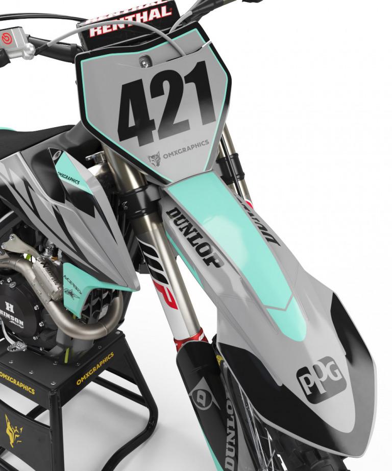 KTM TONUS Graphics Kit Black – OMXGraphics