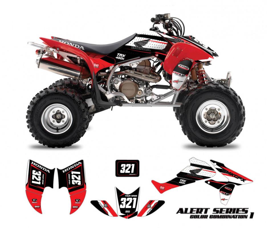 Honda ATV Semi Custom Graphics - Alert – OMXGraphics