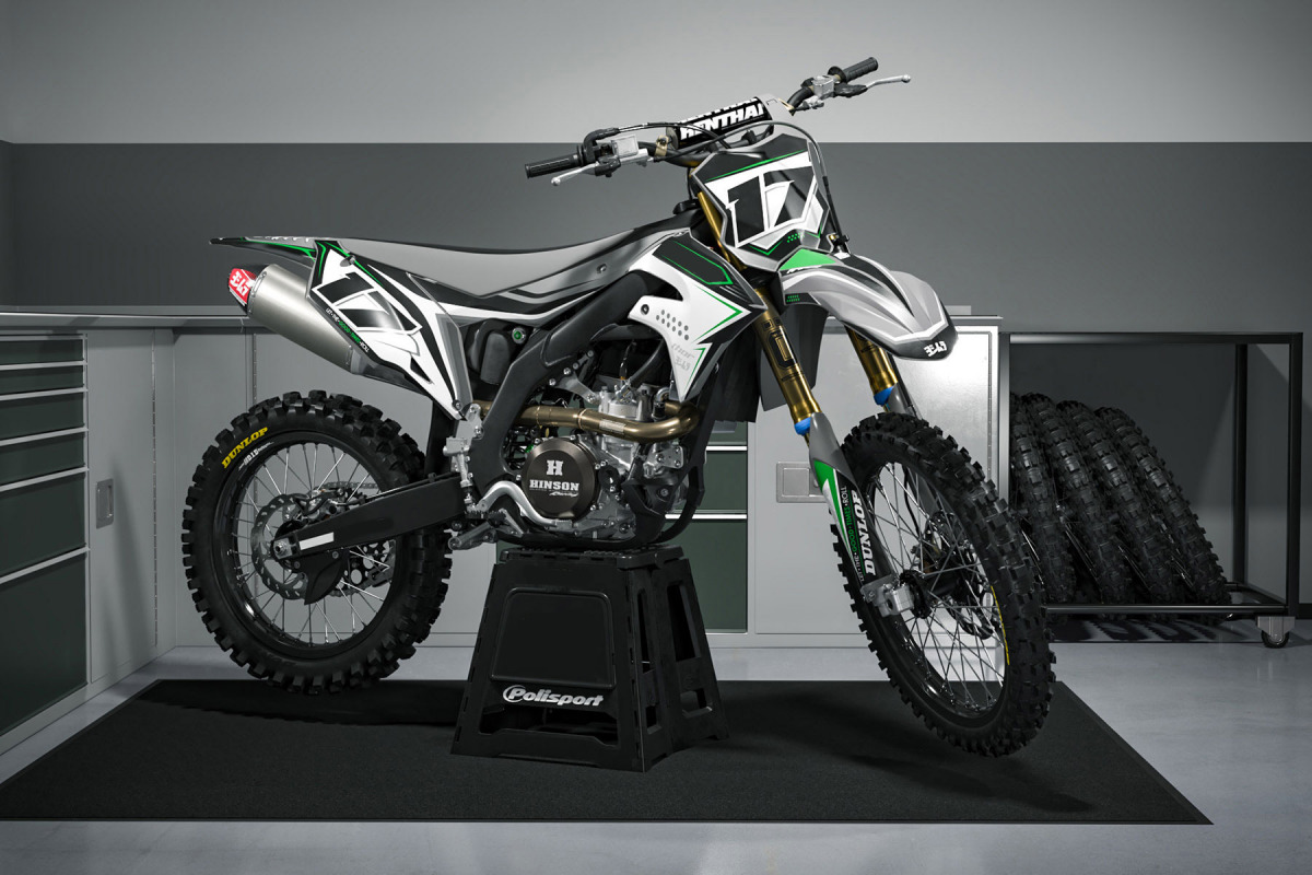 Kawasaki Mx Graphics Kit 'Tropical Vibes' – OMXGraphics