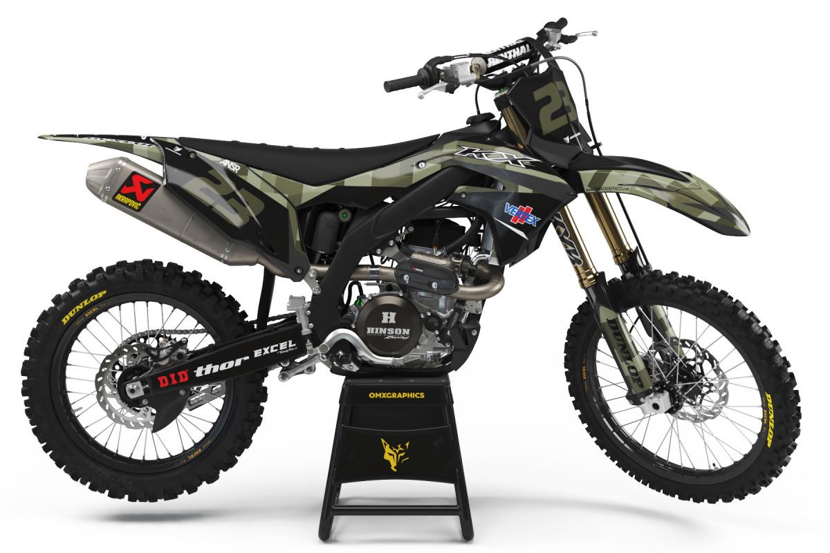 Custom Kawasaki Graphics Kit 'BANDIT' – OMXGraphics