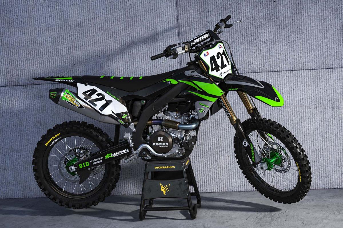 Kawasaki Mx Graphics Kit - NATION – OMXGraphics