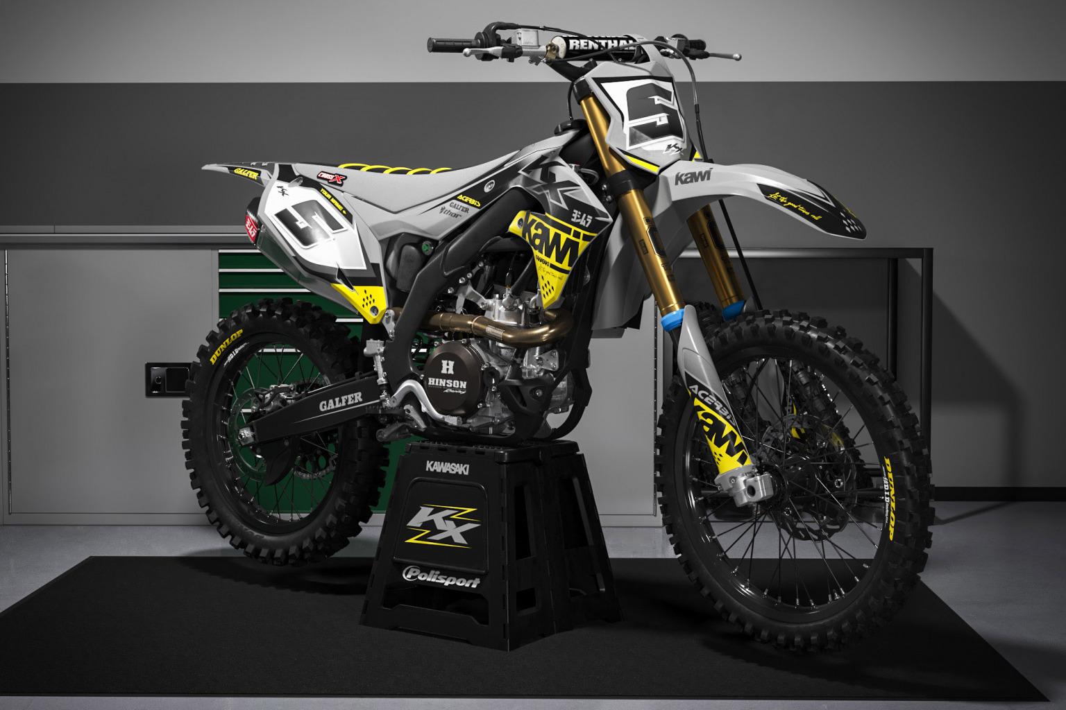 Custom Kawasaki Graphics Kit 'BANDIT 2' – OMXGraphics