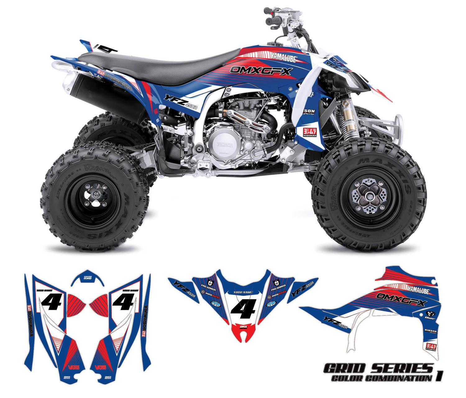 Yamaha Quad Graphics Kit - Grid – OMXGraphics