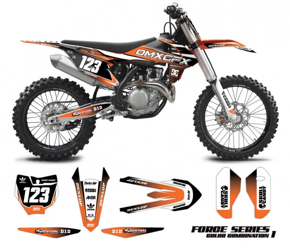 MX Graphics for KTM - Force Black – OMXGraphics