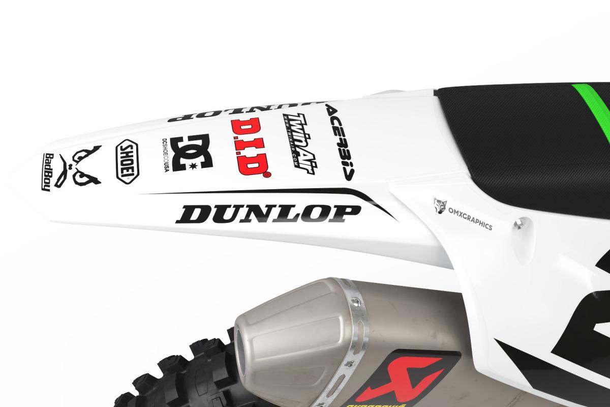 Kawasaki PRIME Graphics Kit White – OMXGraphics