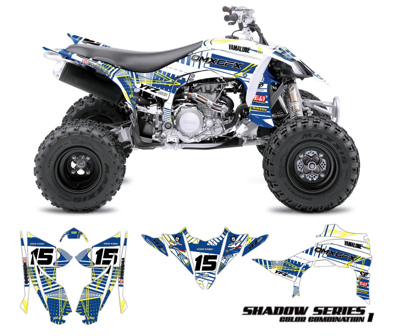 Yamaha ATV Graphics Kit - Shadow – OMXGraphics