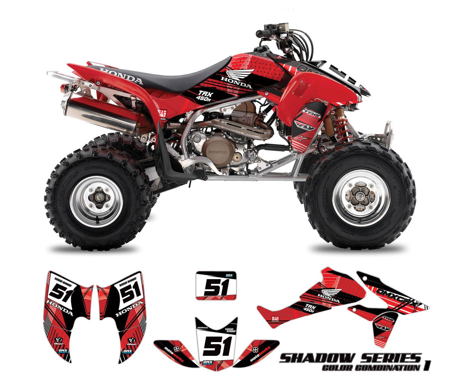 Honda ATV Semi Custom Graphics - Shadow – OMXGraphics