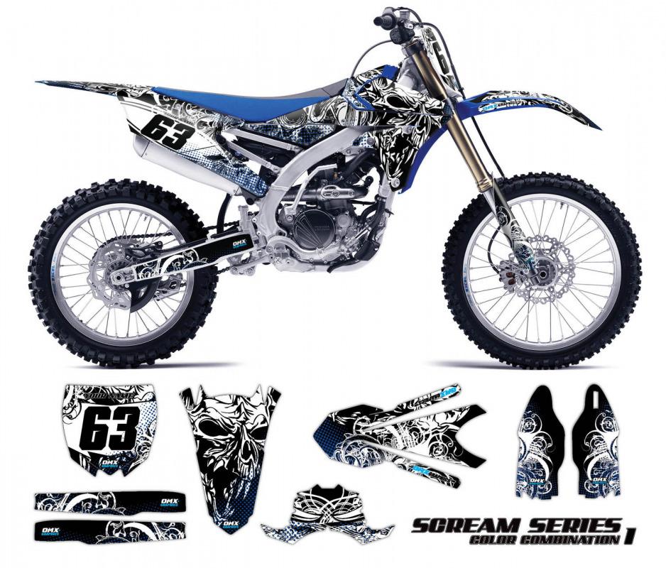 Graphics Kit for Yamaha 'Scream White' – OMXGraphics
