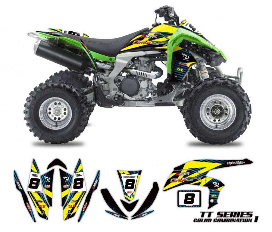Graphics Kit for Kawasaki Quad - TT – OMXGraphics
