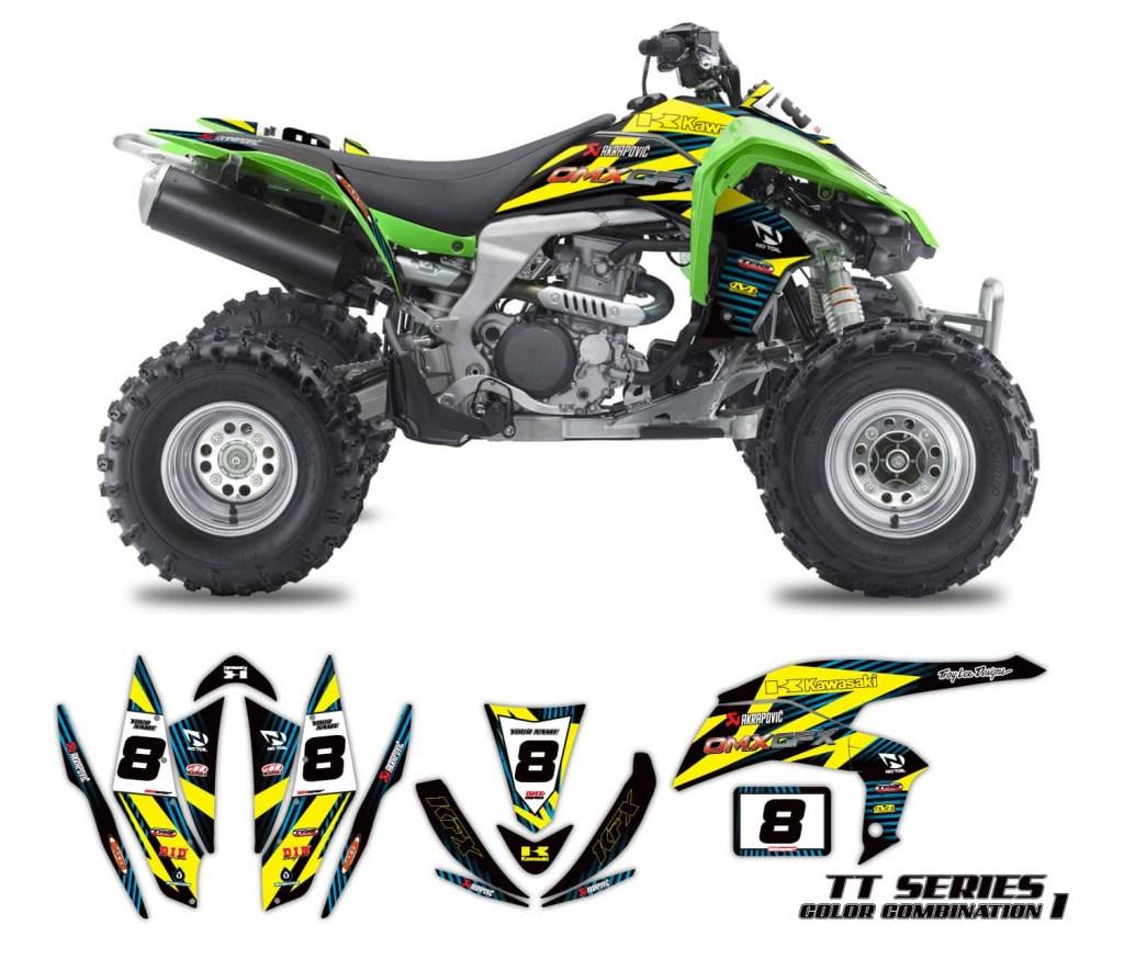 Graphics Kit for Kawasaki Quad - TT – OMXGraphics