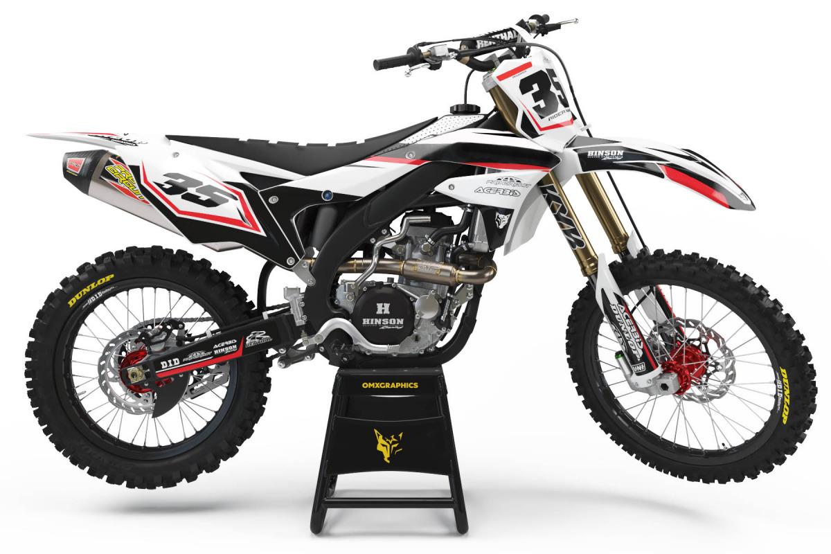 Graphics Kit for Kawasaki 'Razor White' – OMXGraphics