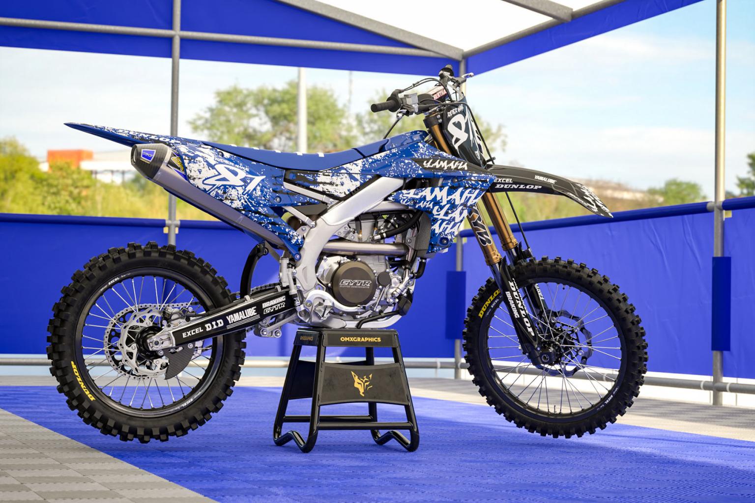 Graphics for Yamaha 'Rebel Blue' – OMXGraphics – Free Delivery