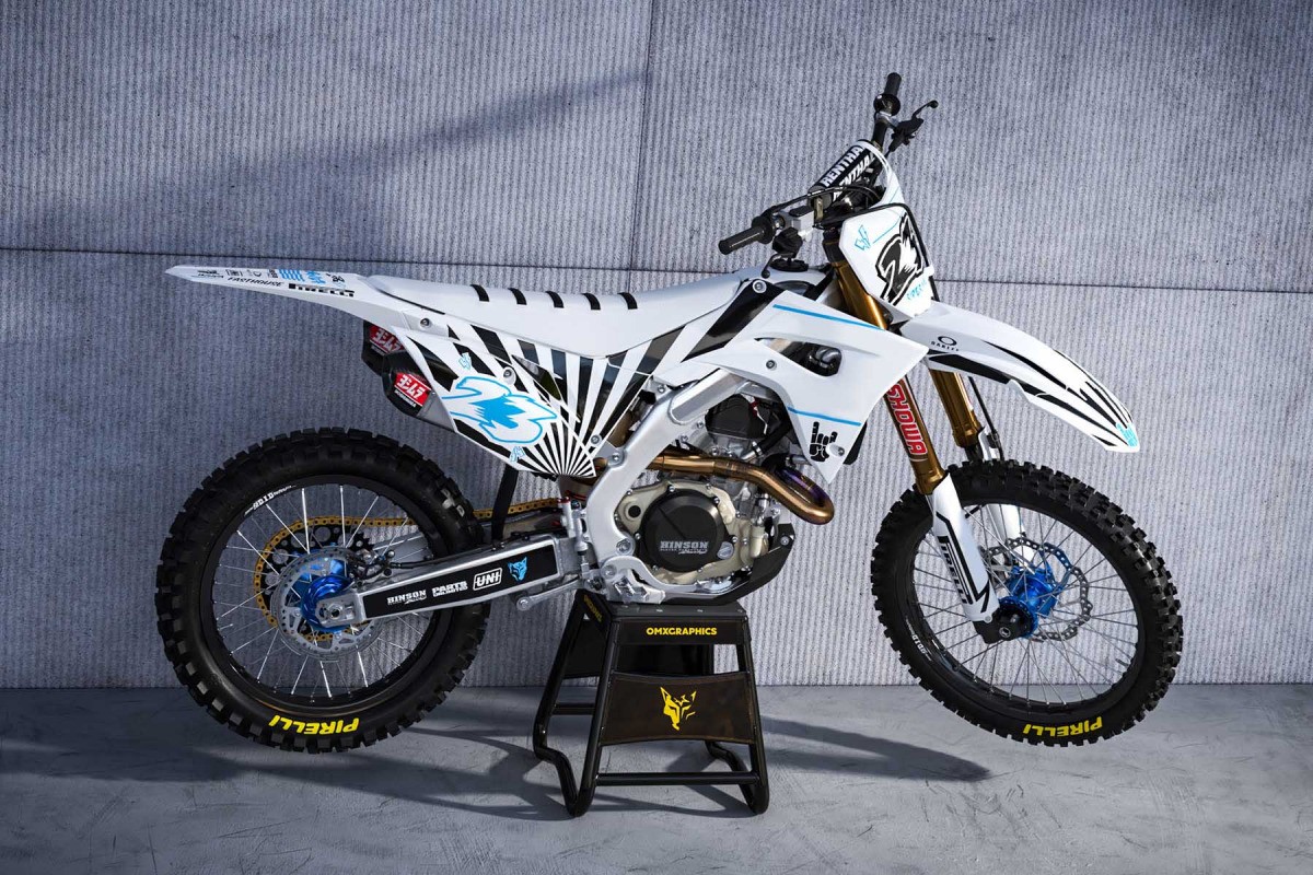 Dirt Bike Graphics Kit For Honda - CRIME White – Dirt Bike Graphics