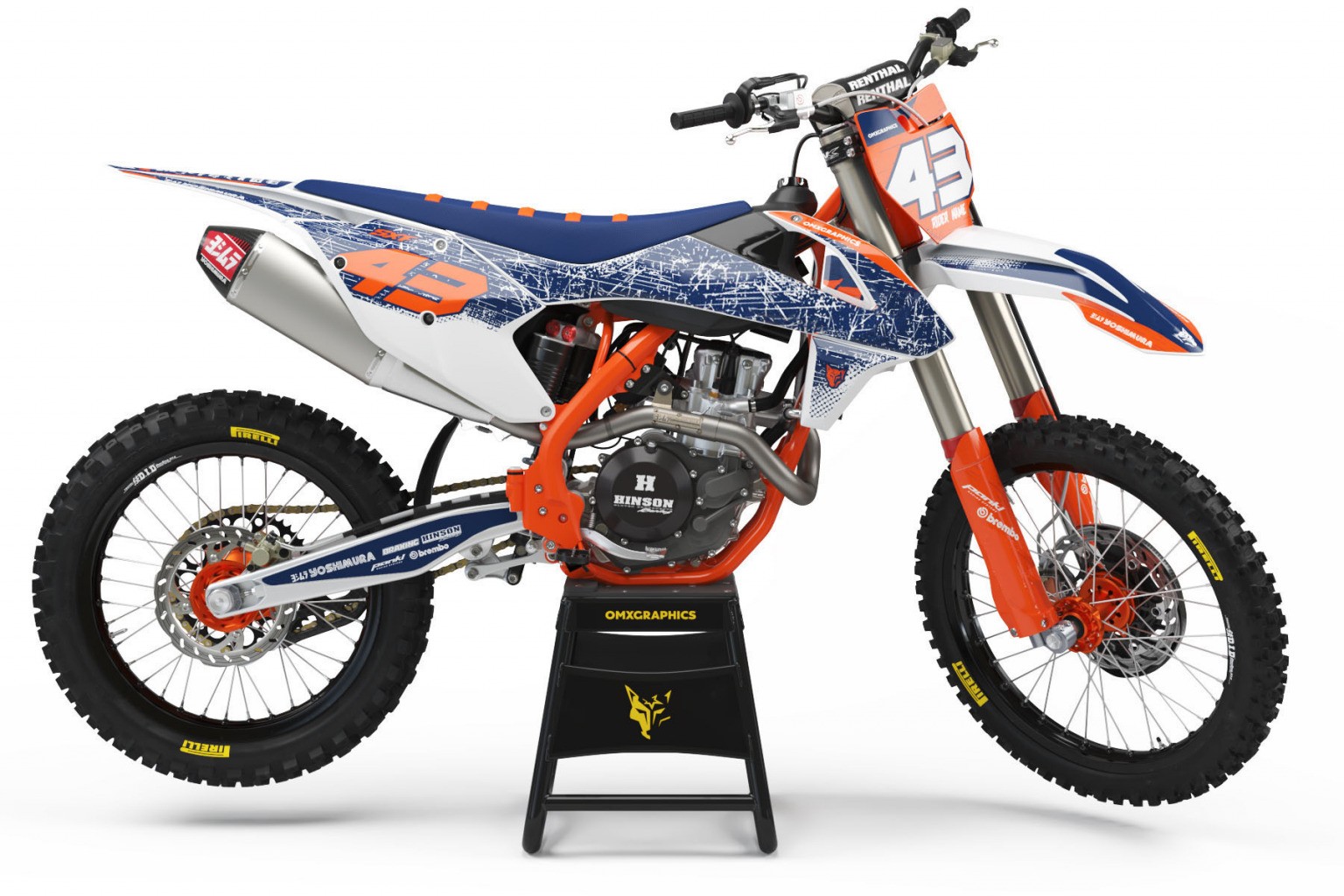 Graphics Kit for KTM 'SQUAD BLUE' – OMXGraphics