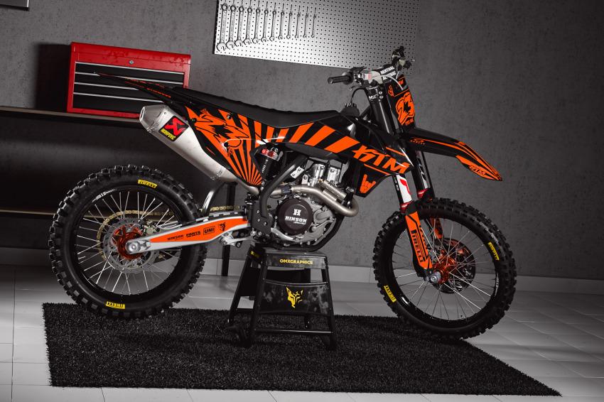 KTM 'CRIME ORANGE' Graphics Kit – OMXGraphics