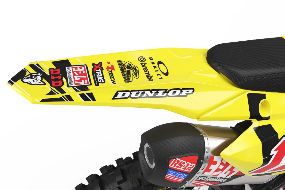 Suzuki BLAZE Graphics Kit Black – Dirt Bike Graphics