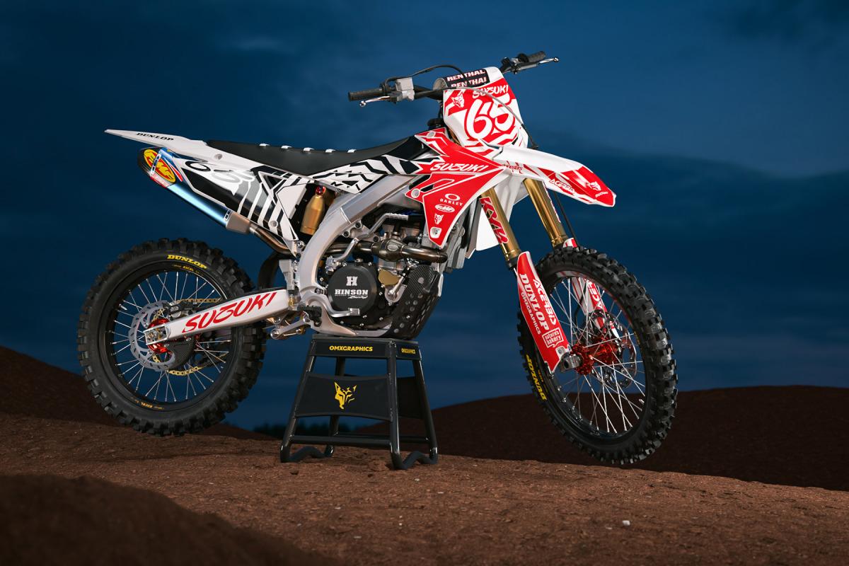 Suzuki GHOST Graphics Kit Red – OMXGraphics