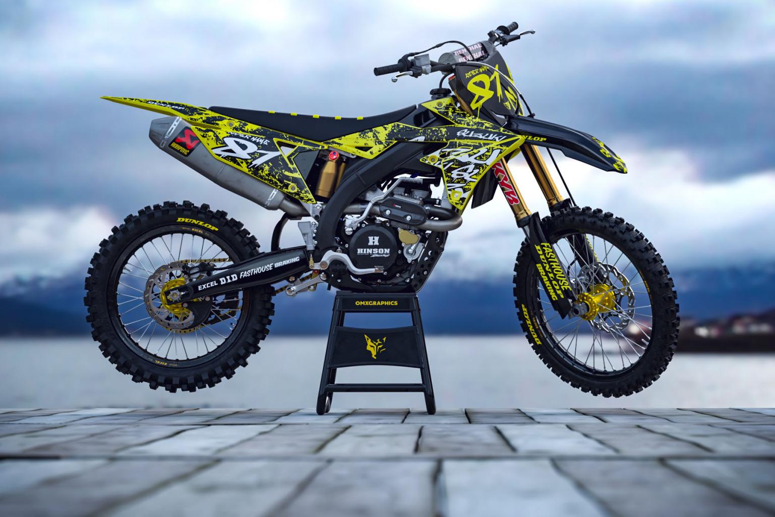 Suzuki REBEL Graphics Kit Yellow – OMXGraphics