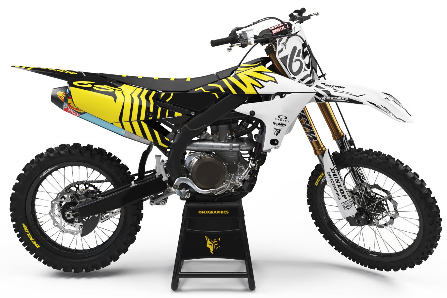 Graphics for Yamaha 'Ghost Yellow' – OMXGraphics – 21 MIL Thick