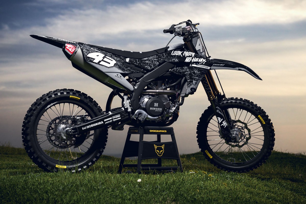 Yamaha SQUAD Graphics Kit Black – Dirt Bike Graphics