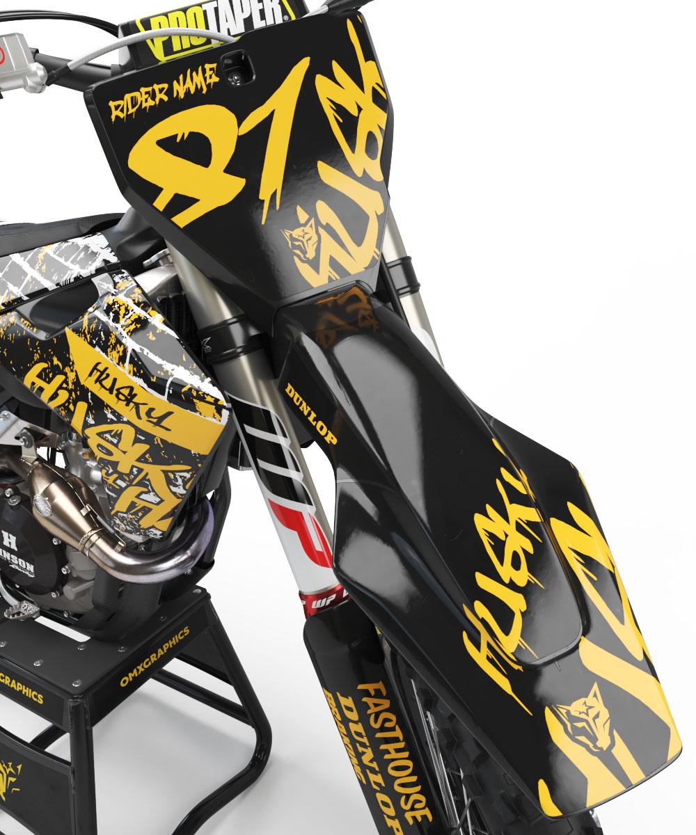 Husqvarna 'Rebel' Graphics Kit – OMXGraphics Husqvarna 'Rebel' Graphics Kit – OMXGraphics
