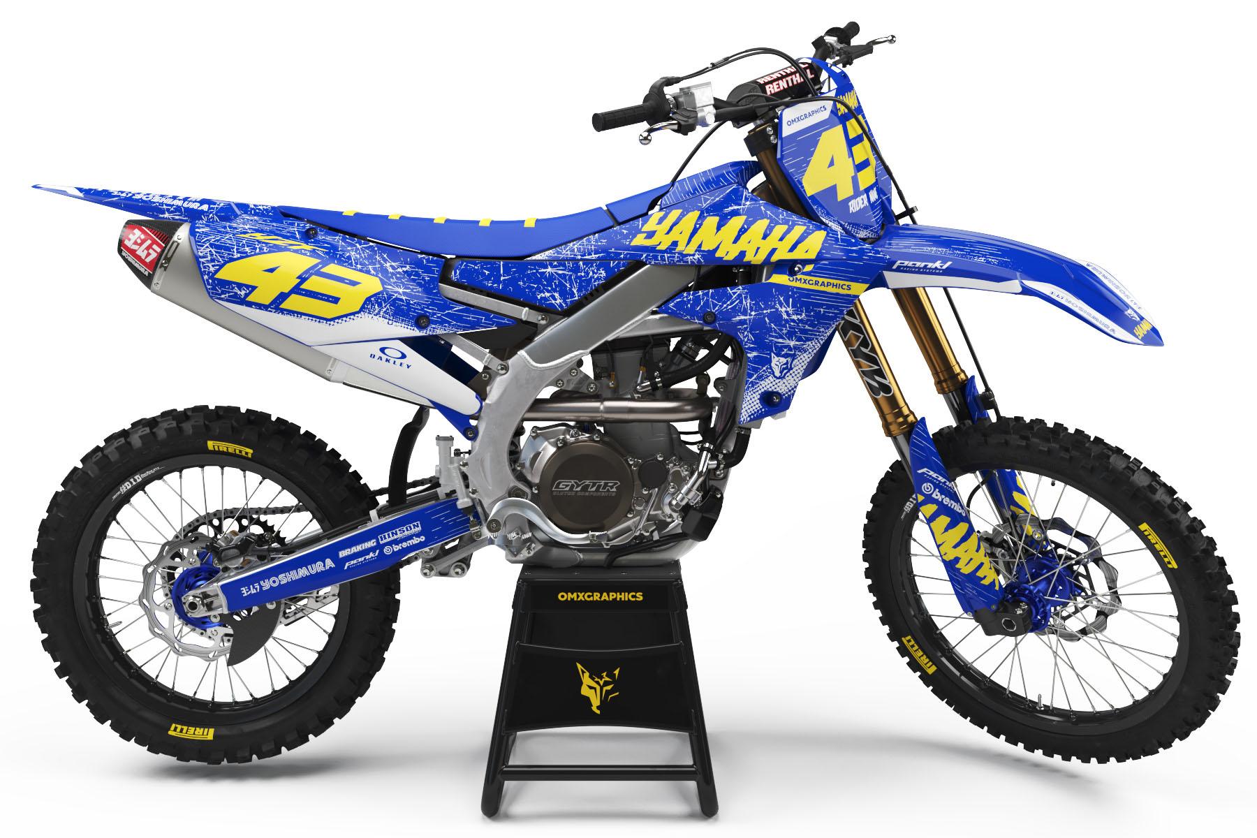 Yamaha 'Squad Blue' Graphics Kit – OMXGraphics – 21 MIL Thick