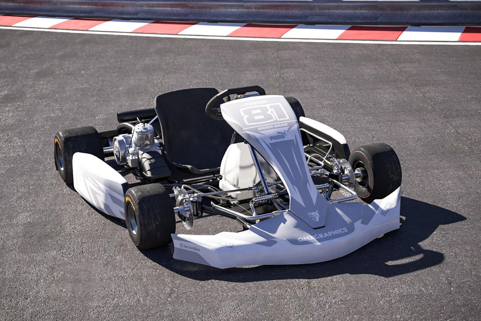 Go Kart Graphics Kit 'LEGACY' Dark – OMXGraphics