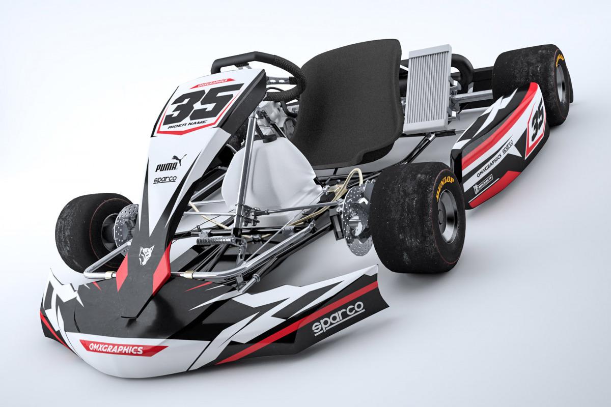 Arrow Kart Graphics - OMXGraphics - Go Kart Decals, Stickers