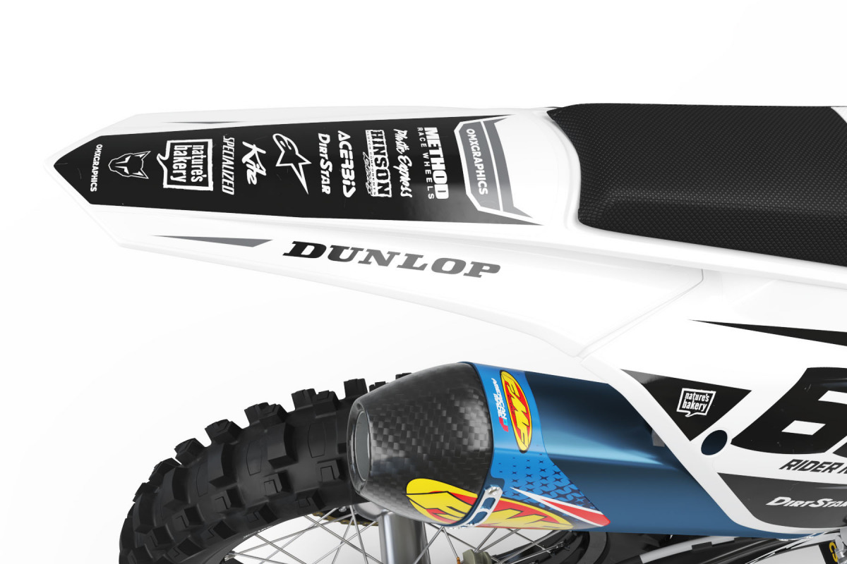 KTM ATTACK Graphics Kit White – OMXGraphics