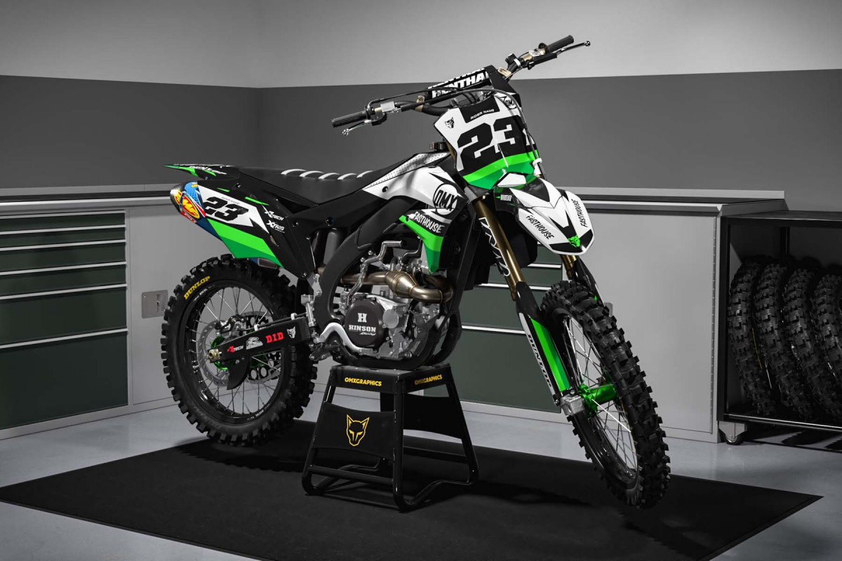 Kawasaki UNION Graphics Kit – OMXGraphics – Superb Quality