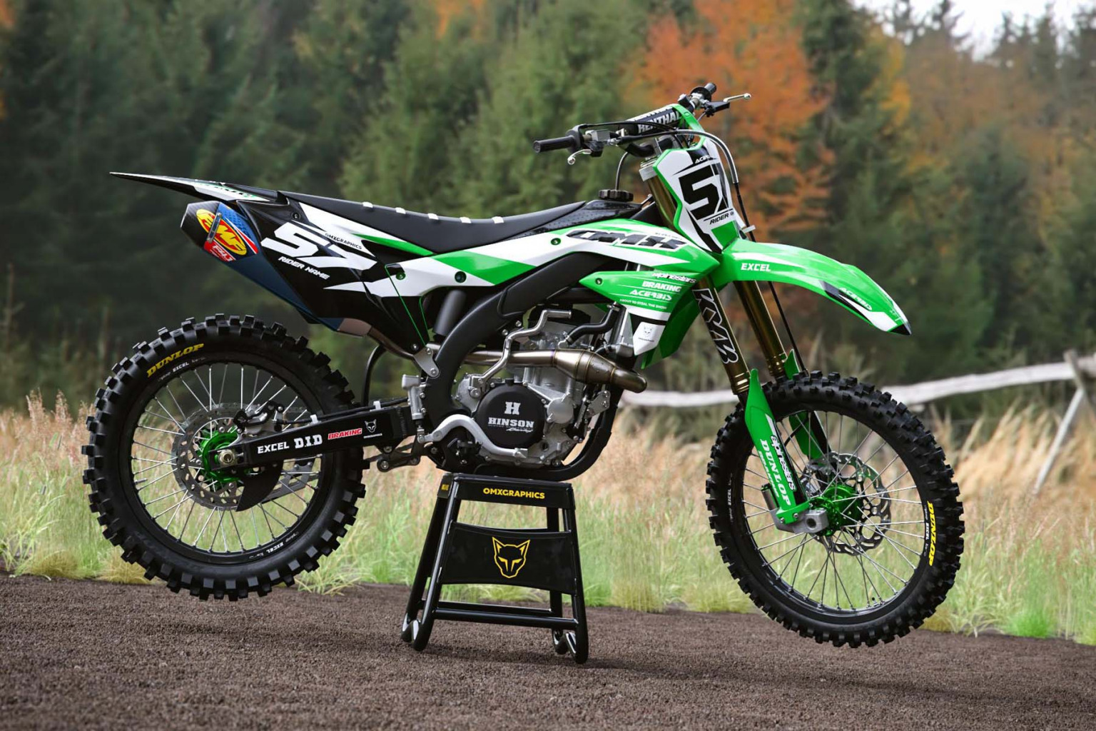 Kawasaki DAZZLE Graphics Kit – OMXGraphics