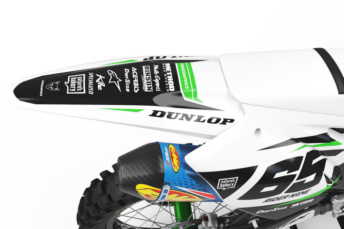 Kawasaki ATTACK Graphics Kit White – OMXGraphics