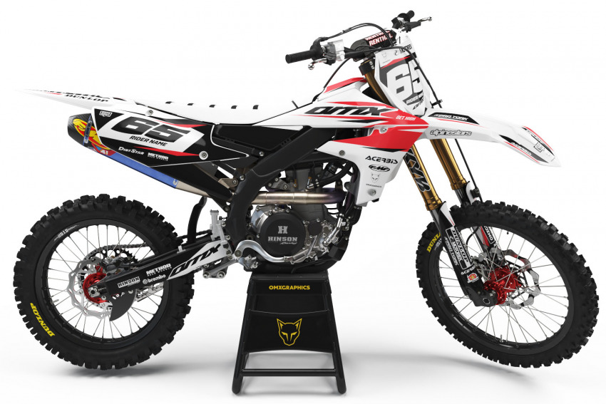 Graphics Kit for Yamaha 'ATTACK RED' – OMXGraphics – 21 MIL Thick